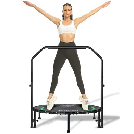 Darchen 450 lbs Heavy Personal Indoor Mini Trampoline, 40 Inch Full ...