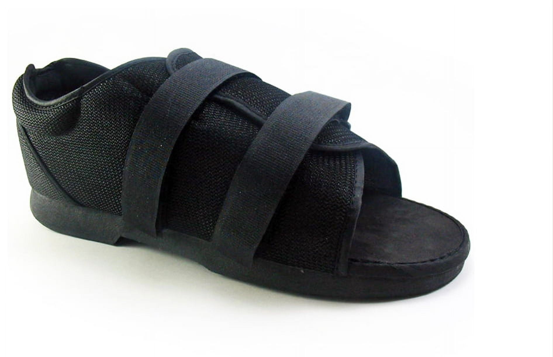Darco International Classic Black Post-Op Shoe Large Hook and Loop HD ...