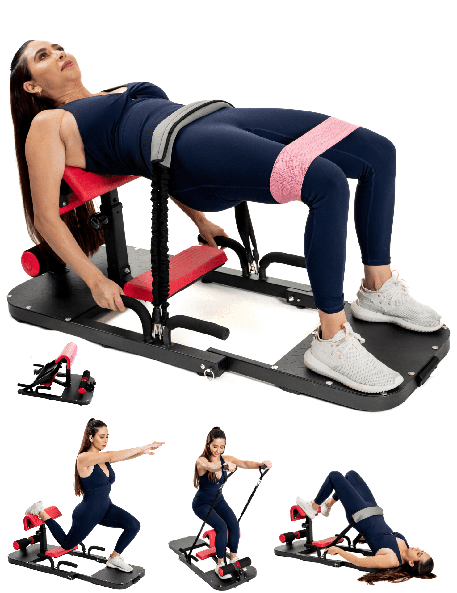 Darcon Multifunctional Hip Thrust Machine - Foldable Weight Bench Home ...