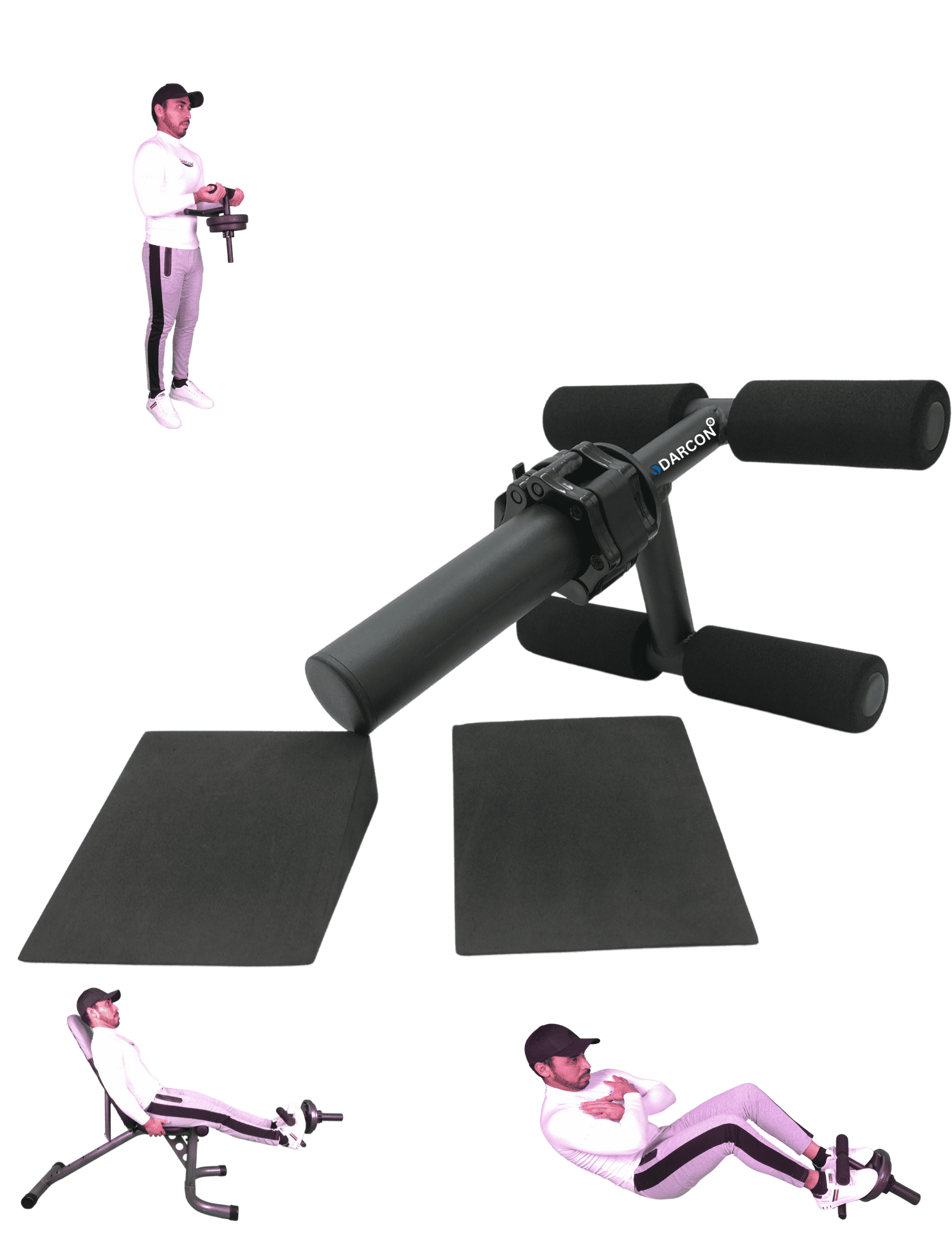 Darcon Tibialis Bar Trainer - Leg Calf Exercise Accessories for Home ...