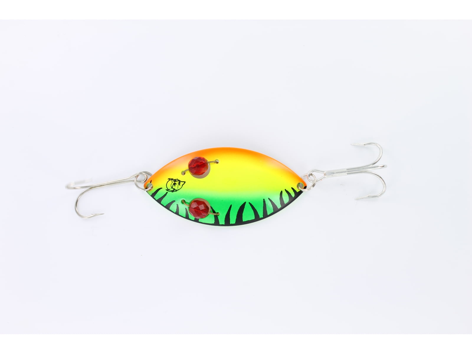 Dardevle Red Eye Wiggler Spoon 3in, 1oz, Brass Back - Walmart.com