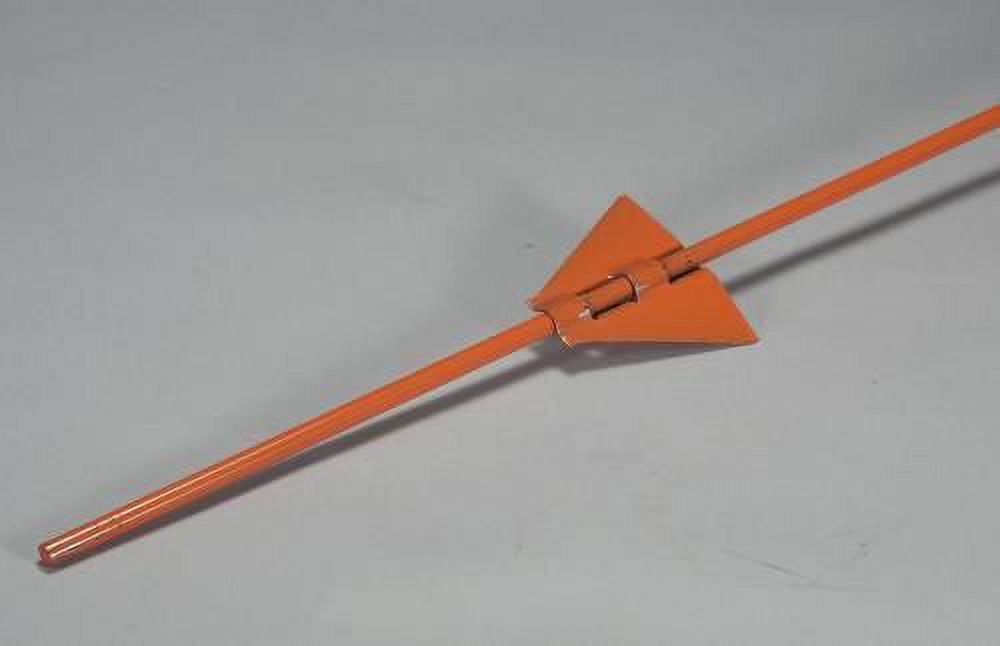 Dare 62-0-54 Steel .359" x 54" Orange Steel Step In Electric Fence Post ...