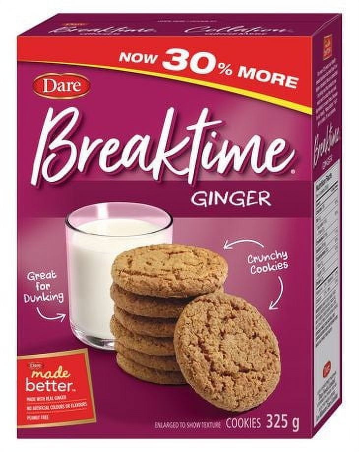 Dare Breaktime Ginger Cookies, 325g/11.5oz - Walmart.com