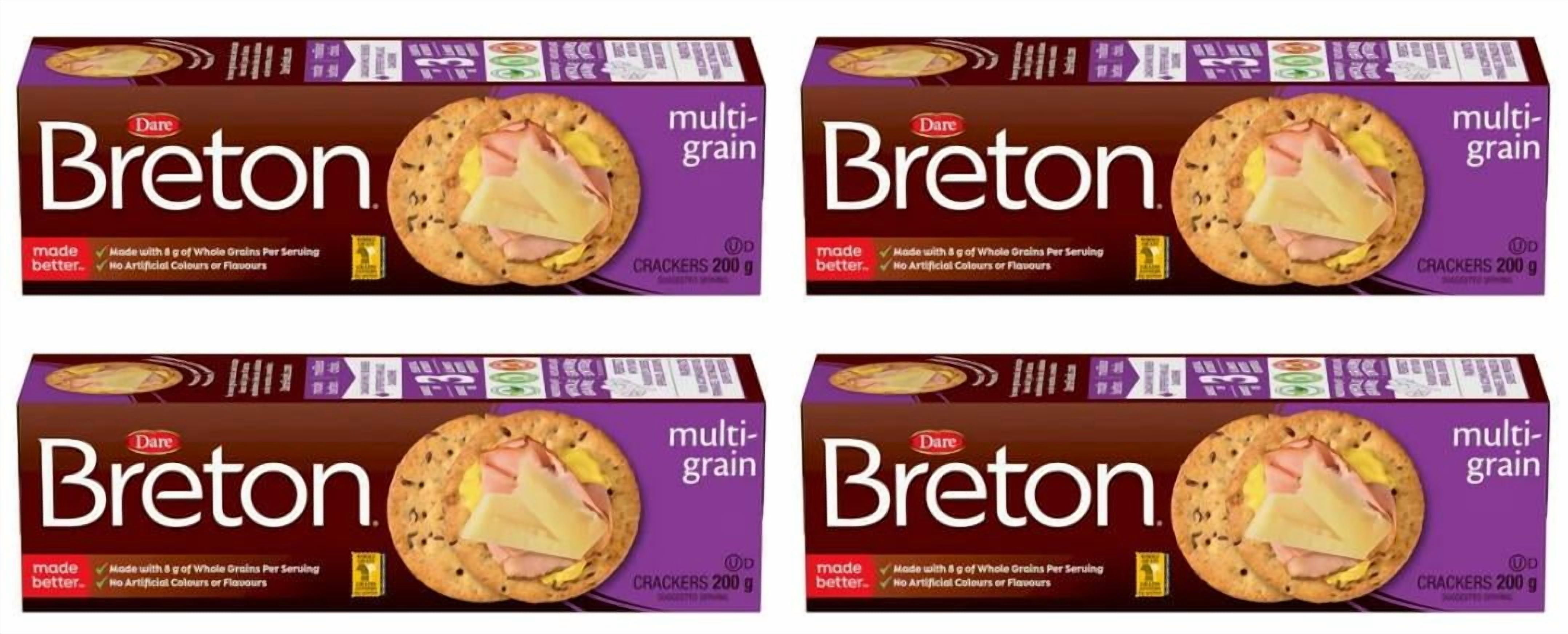 Dare Breton Multigrain Crackers, 200g (4 Pack) - Walmart.com