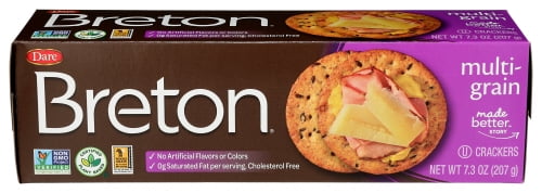 Dare Breton Multigrain Crackers 7.3 oz (Pack of 12) - Walmart.com