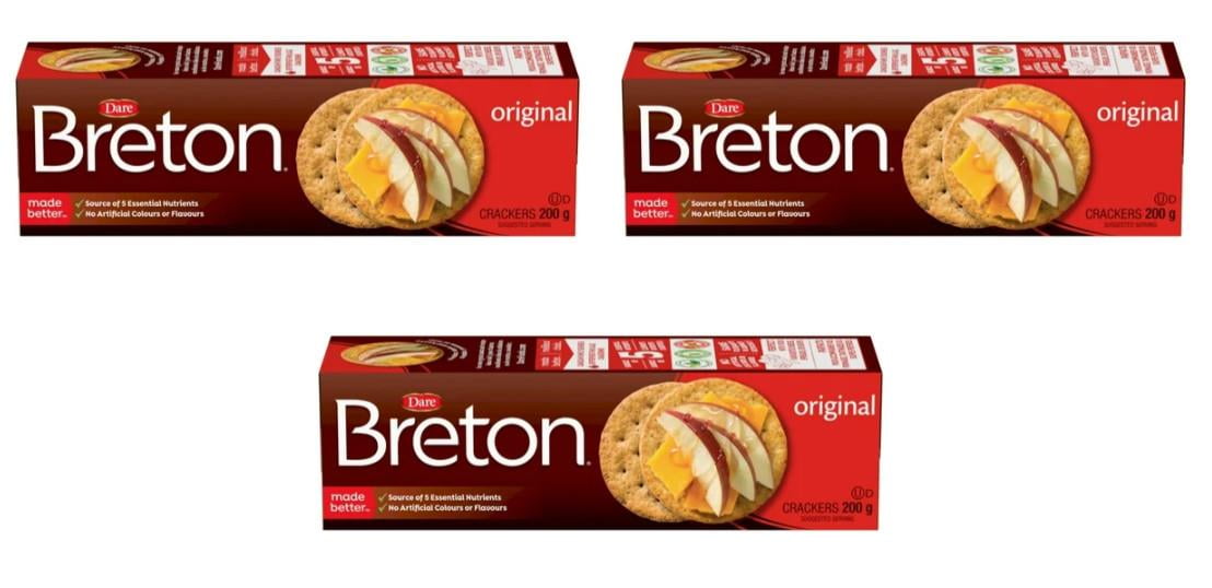 Dare Breton Original Crackers, 200g (3 Pack) - Walmart Business Supplies