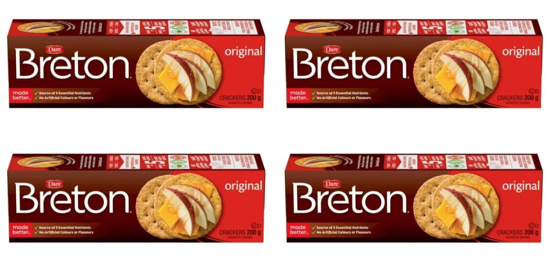 Dare Breton Original Crackers, 200g (4 Pack) - Walmart.com