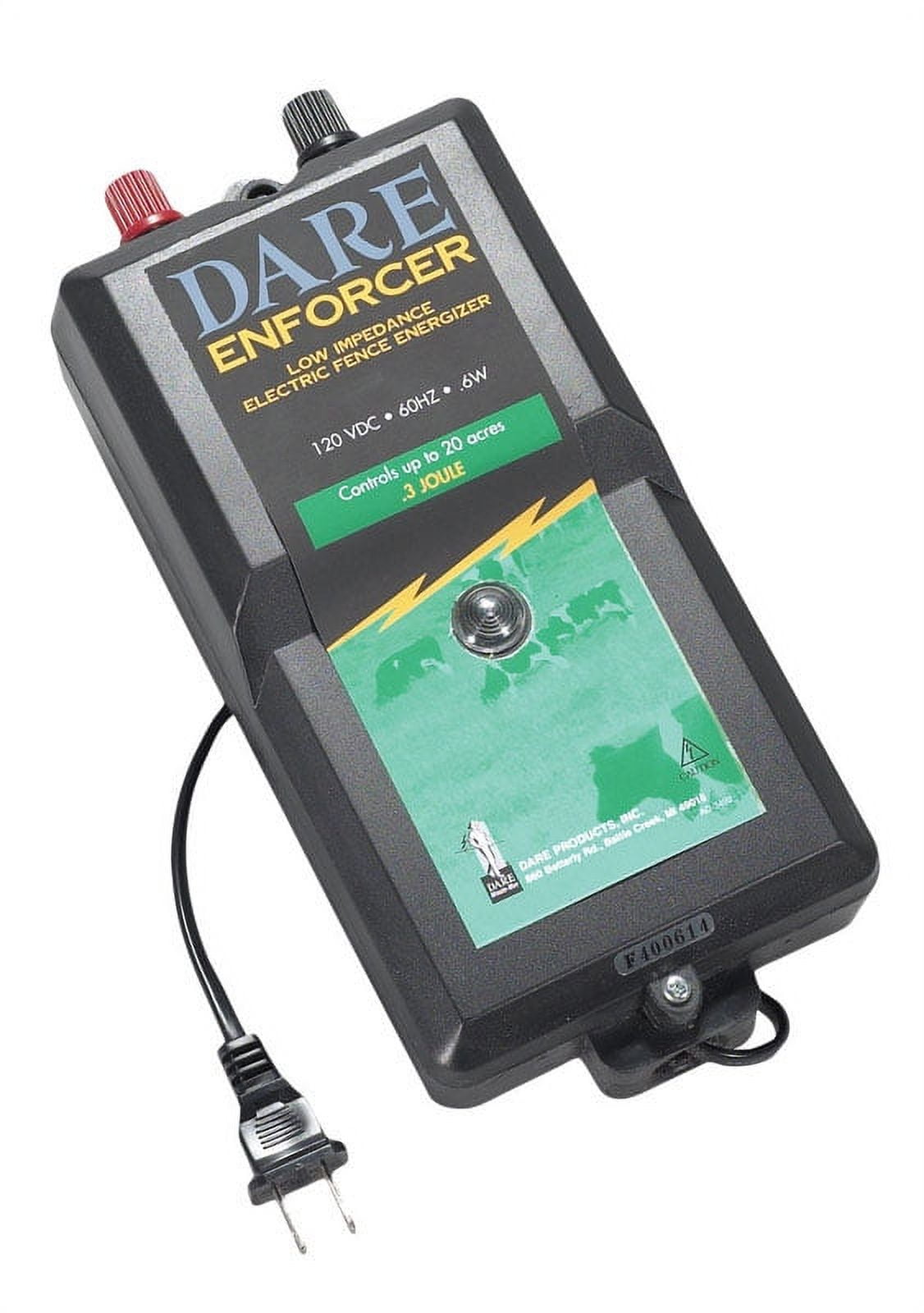 Dare Products Electric Fence Energizer Enforcer Series 110 V - 20 Acre ...
