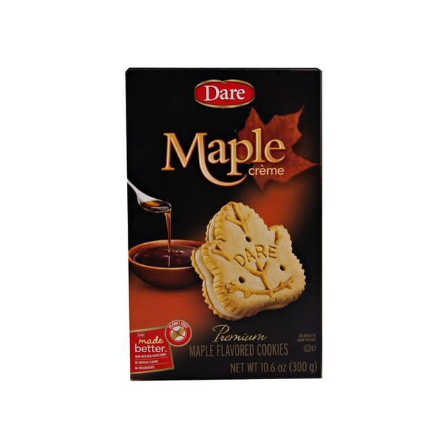 Dare Foods Maple Leaf Creme Cookies 3 /10.6 Ounce Boxes - Walmart.com