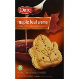 Dare Maple Leaf Creme Cookies Made with Real Maple Syrup 12.3 Oz ...