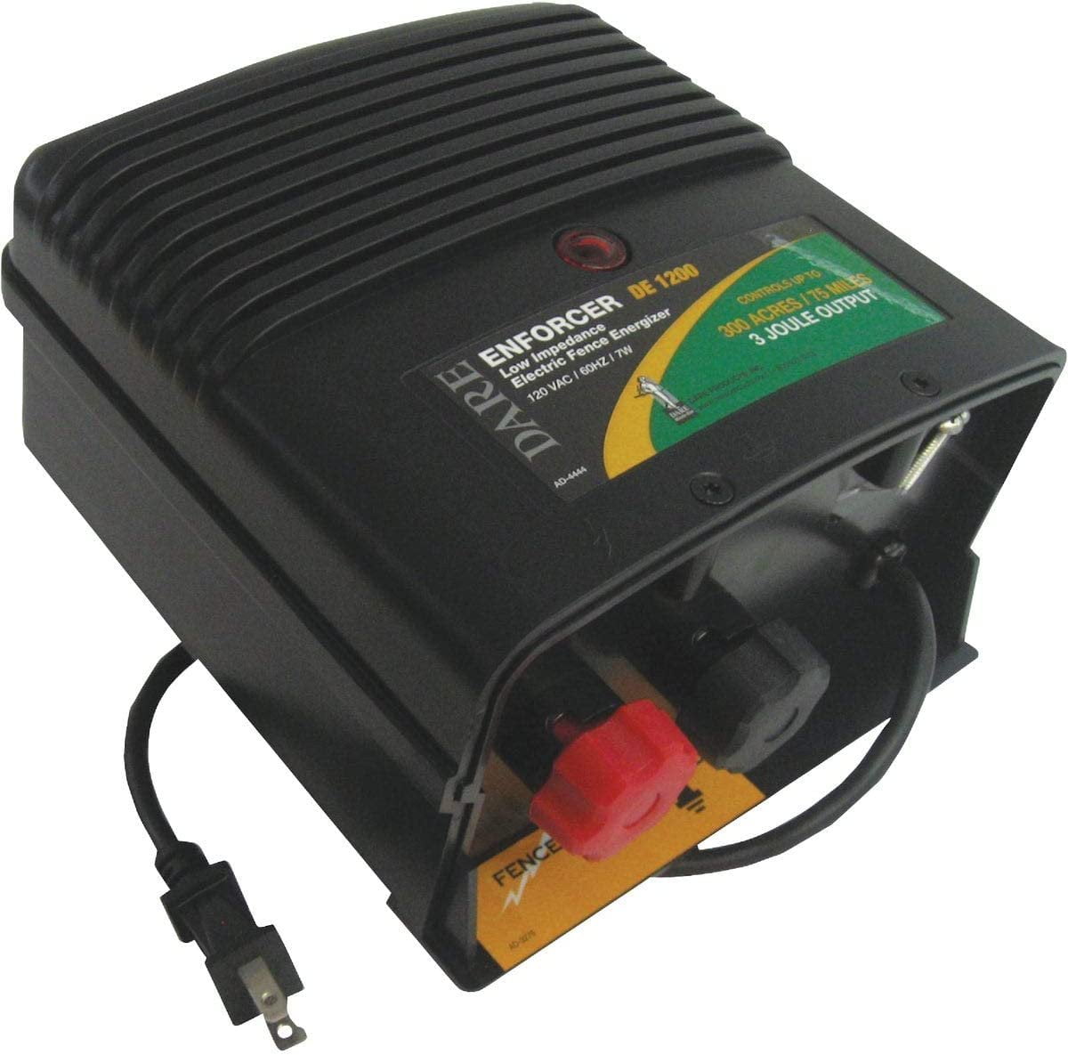 Dare Products DE 1200 3 Joule Output Electric Fence Energizer - Walmart.com