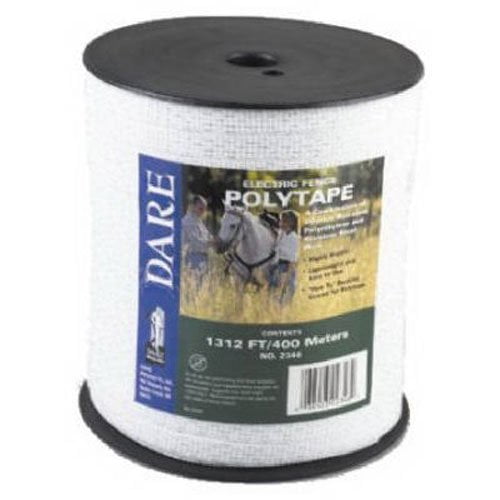 DARE PRODUCTS INC Electric Fence Tape, White Poly & 5-Wire Stainless ...