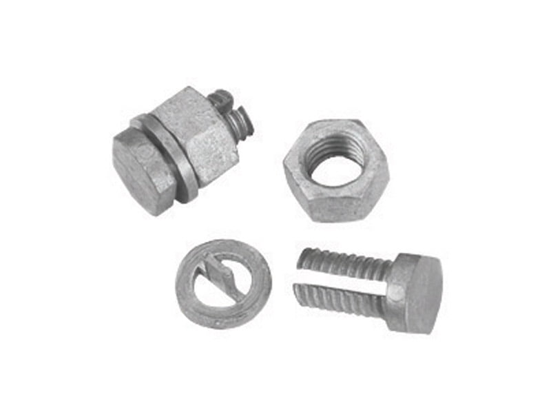 Dare 3-Piece Die-Cast Zinc, Galvanized Steel Split Bolt Electric Fence ...