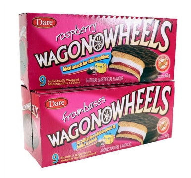 Dare Raspberry Wagon Wheels, Peanut-free Cookies with Raspberry Puree ...