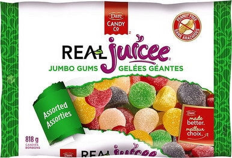 Dare Real Juicee Assorted Jumbo Gums, 818g/1.8lbs., {Imported from ...