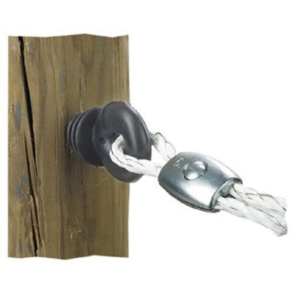 Dare Screw-In Black Polyethylene Electric Fence Insulator (25-Pack ...