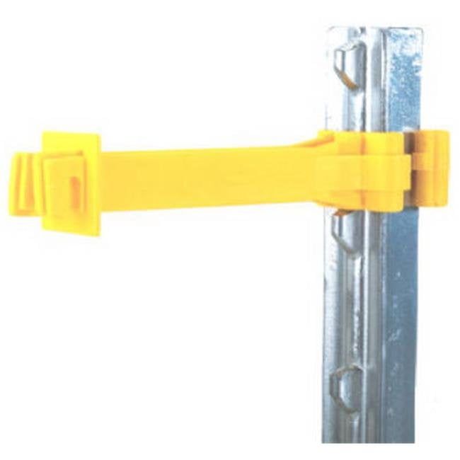 Dare Snug Snap-On Yellow Polyethylene Electric Fence Insulator (15-Pack ...