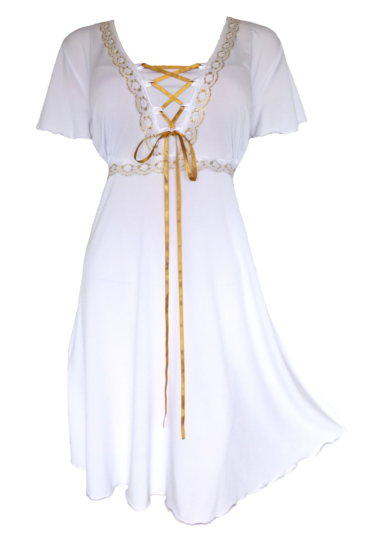 Dare To Wear Victorian Gothic Boho Women's Plus Size Angel Corset Dress ...