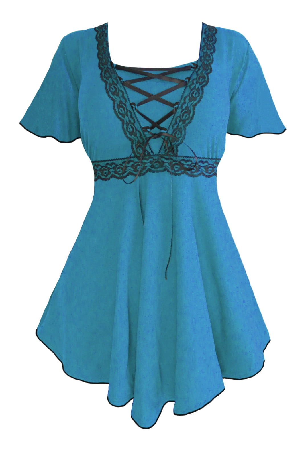 Dare To Wear Victorian Gothic Boho Women's Plus Size Angel Corset Top S ...