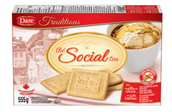 Dare Traditions Peanut-Free Cookies Social Tea 555g - Walmart.com
