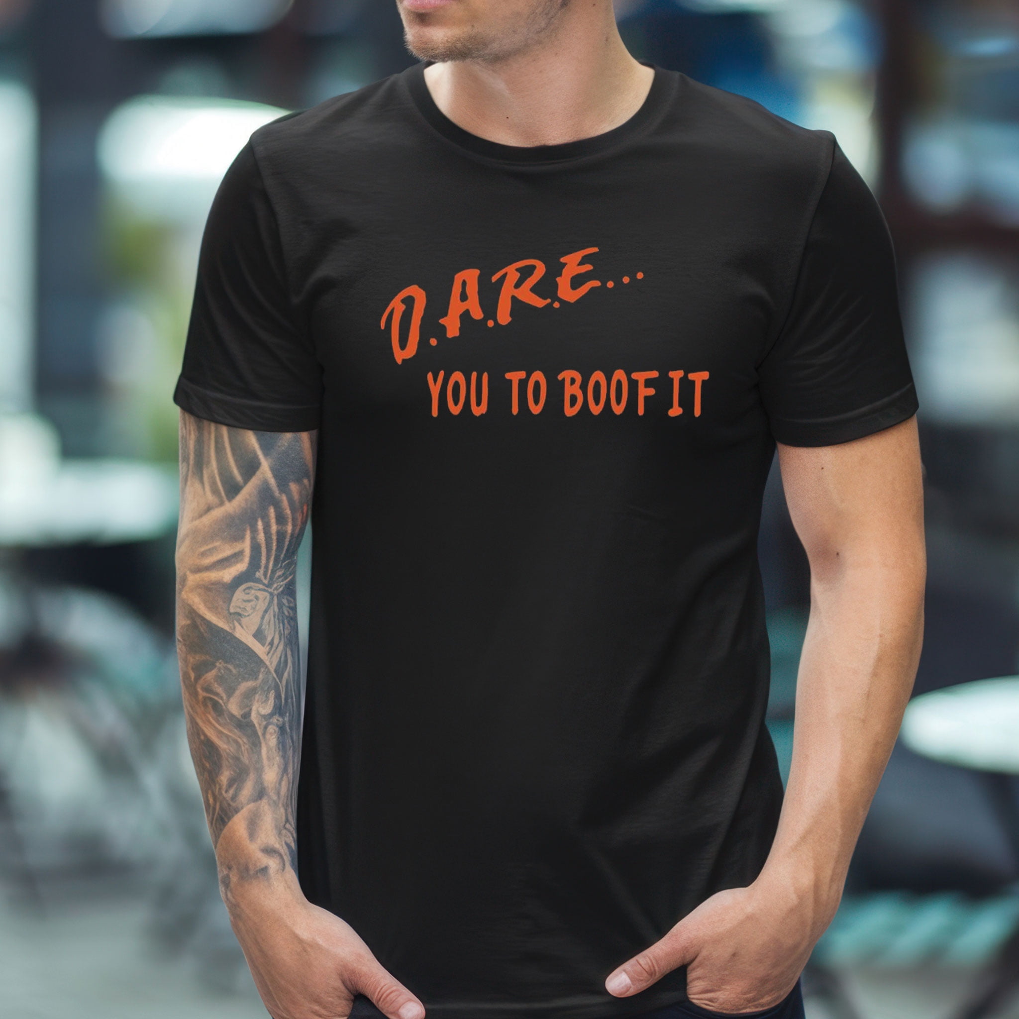 Dare You To Boof It T-Shirt – Funny Edgy Shirt – Bold Statement Tee ...
