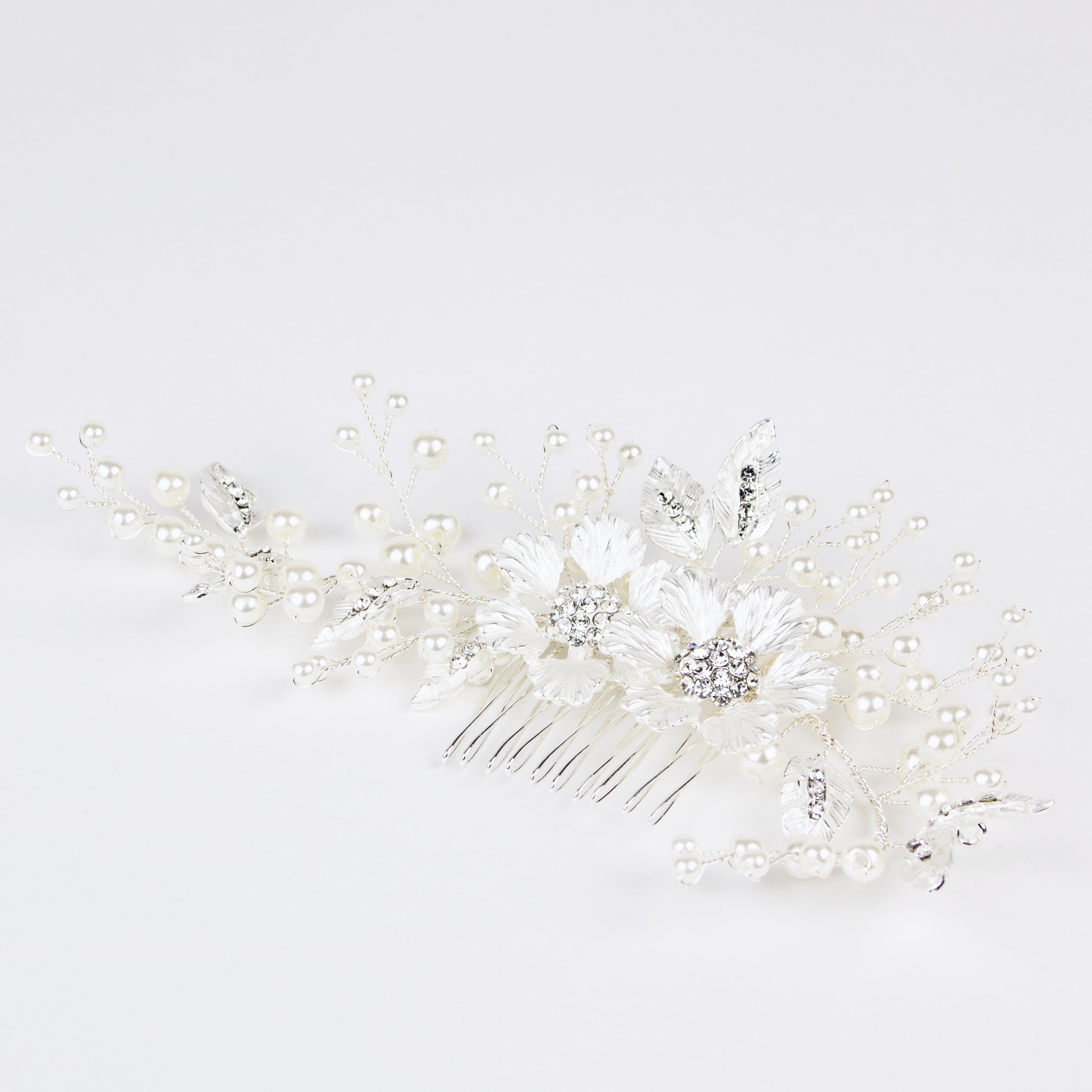 Dare and Dazzle Flower Bridal Haircomb - Walmart.com