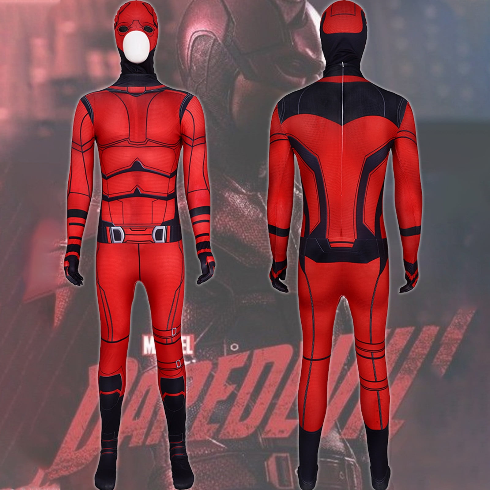 Dare-devil Superhero Costumes Cosplay Performance Costume Suit ...