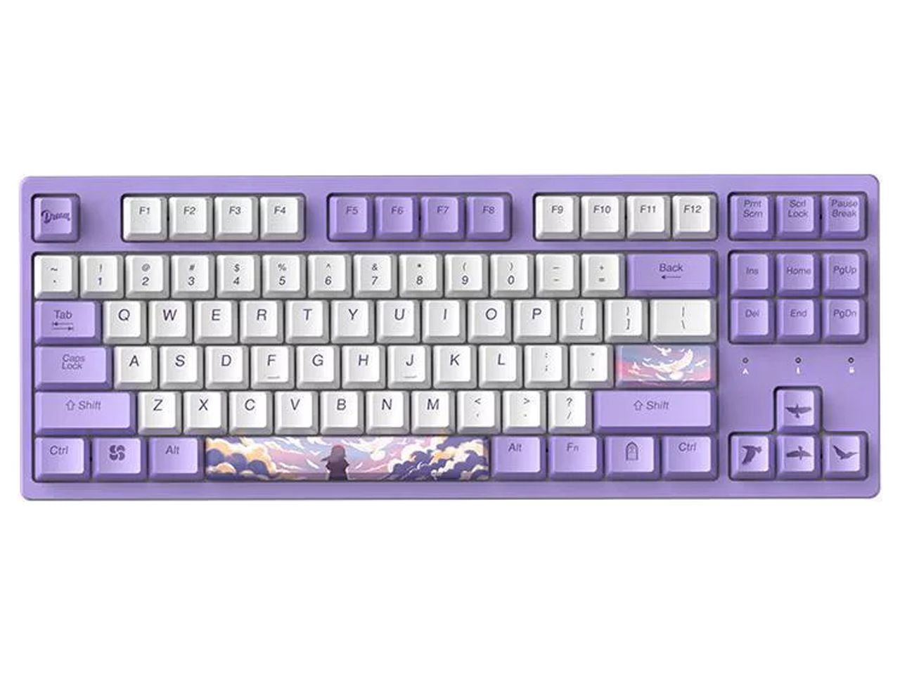 Dare-u A87 MEET in DREAM Theme 87 Keys Compact Layout Mechanical Gaming ...