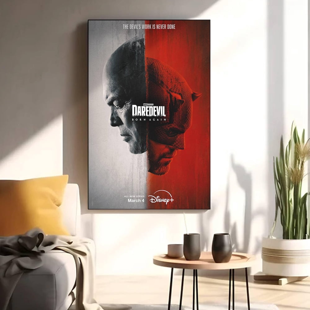 Daredevil Born Again Movie Poster, Matt Murdock Movie Prints For Cinema ...