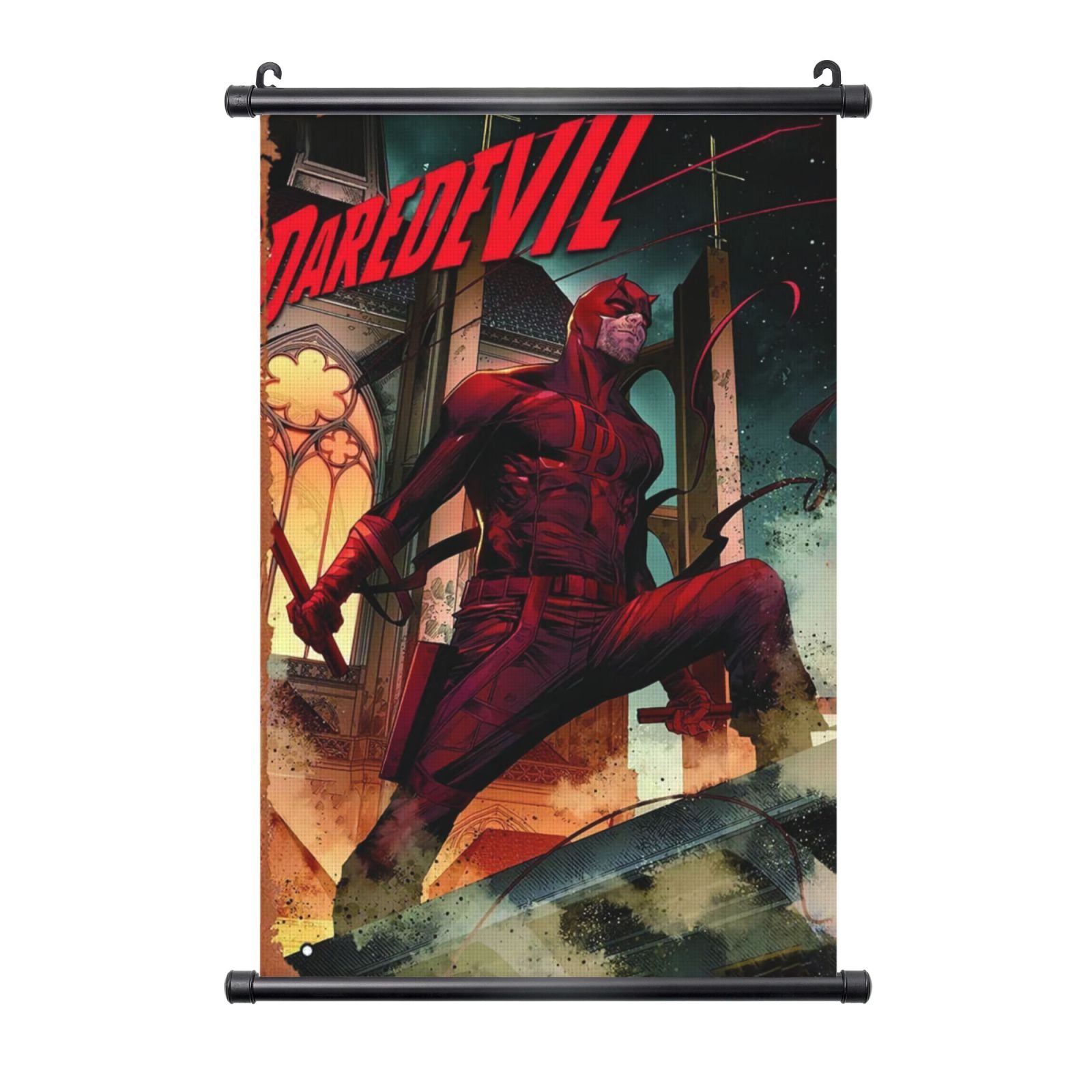 Daredevil Hanging Poster Prints Canvas PVC Scroll Shaft Wall Art ...