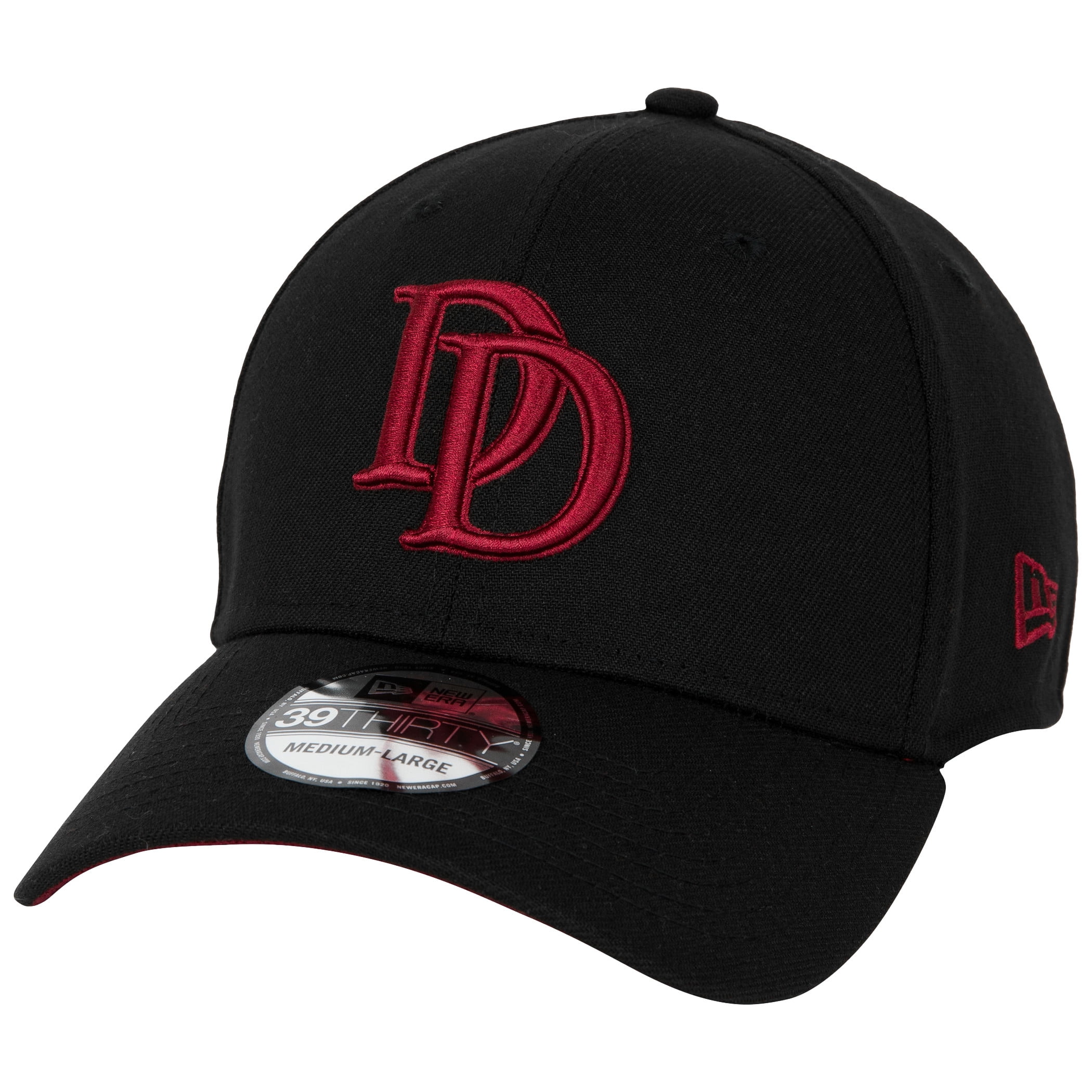 Daredevil Logo Black Colorway New Era 39Thirty Fitted Hat-Small/Medium ...