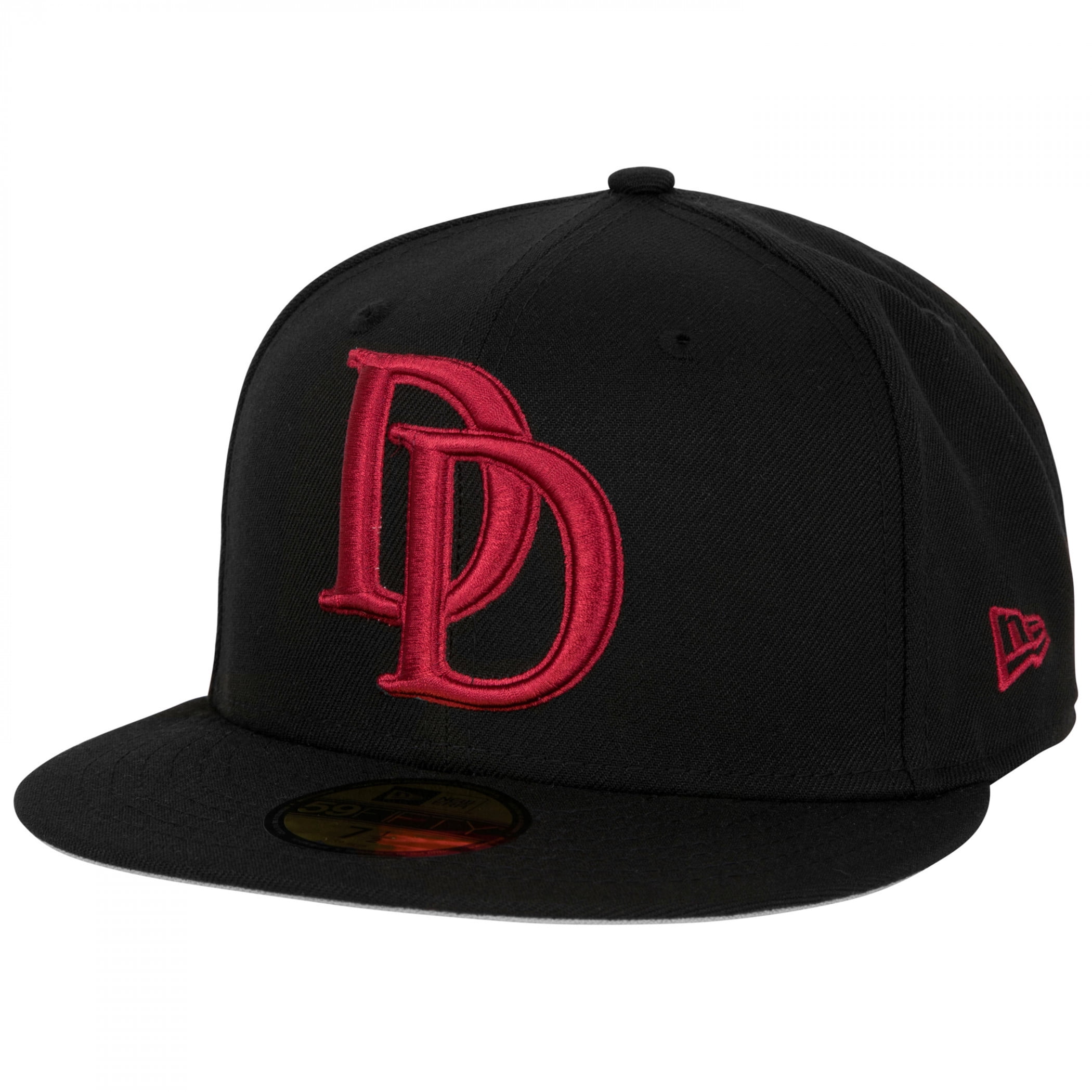 Daredevil Logo Black Colorway New Era 59Fifty Fitted Hat-7 5/8 Fitted ...