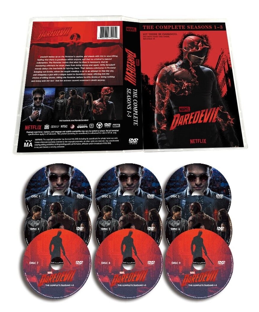 Daredevil: The Ultimate Collection (Seasons 1-3) - 9-Disc DVD Box Set ...