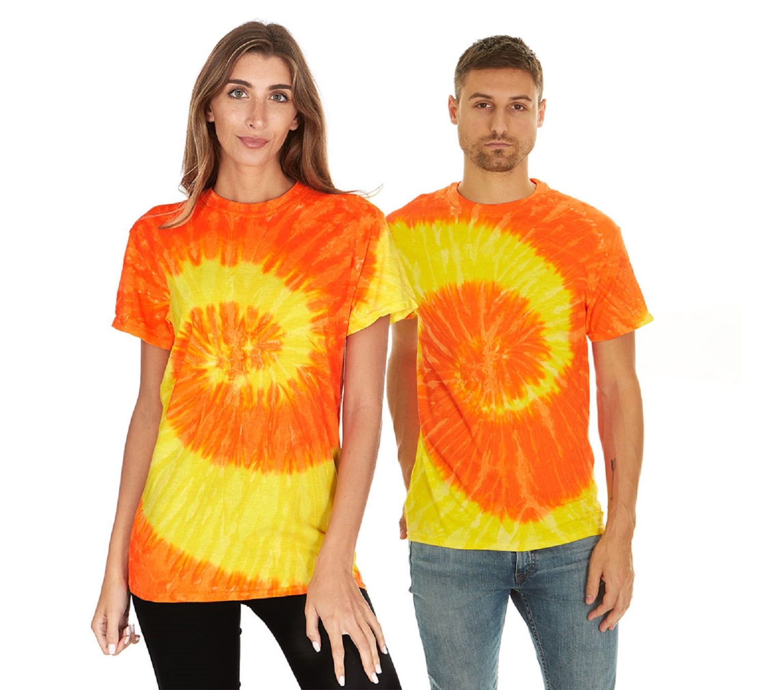 Daresay Tie Dye Style T-Shirts Men - Fun, Multi Color designs Tops ...