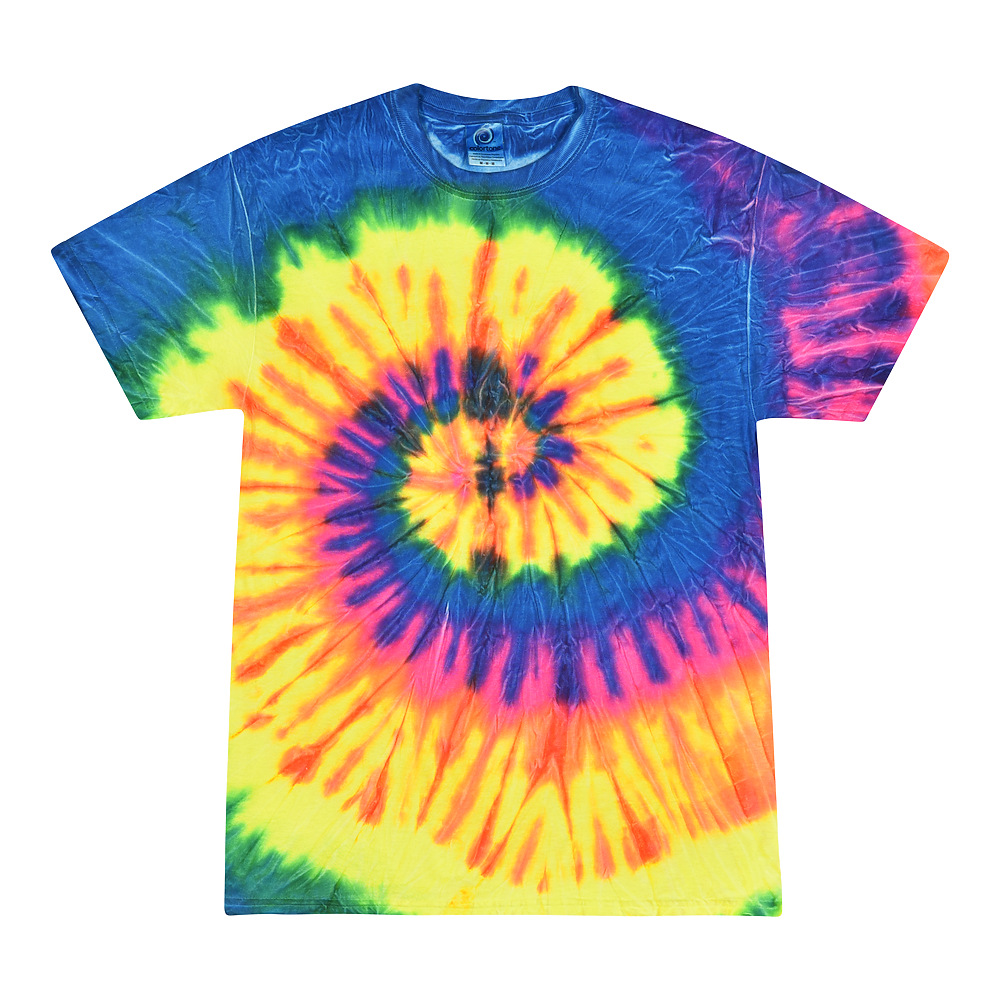 Daresay Tie Dye Style T-Shirts Women - Fun, Multi Color designs Tops ...