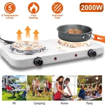 Elite Gourmet ESB-301BF Single Cast Electric Burner Hot Plate, Black ...