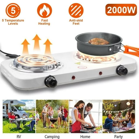 Cuisinart Specialty Appliances Countertop Electric Dual Burner ...