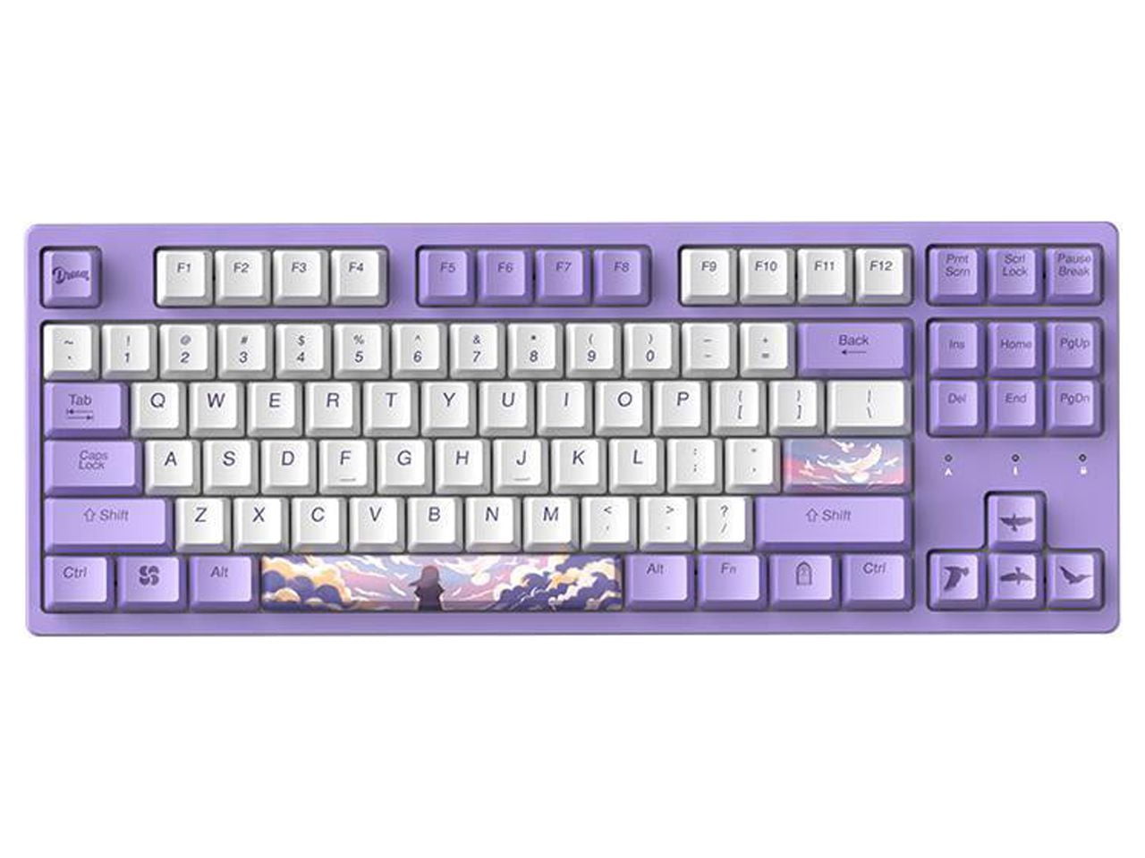 Dareu A87 MEET in DREAM Theme 87 Keys Compact Layout Mechanical Gaming ...