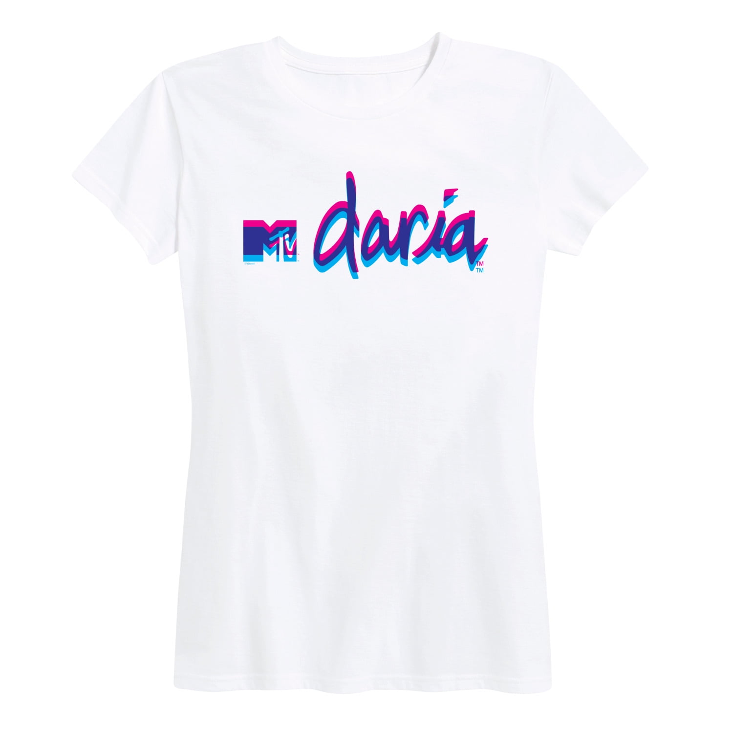 Daria - 3D Daria Logo - Women's Short Sleeve Graphic T-Shirt - Walmart.com