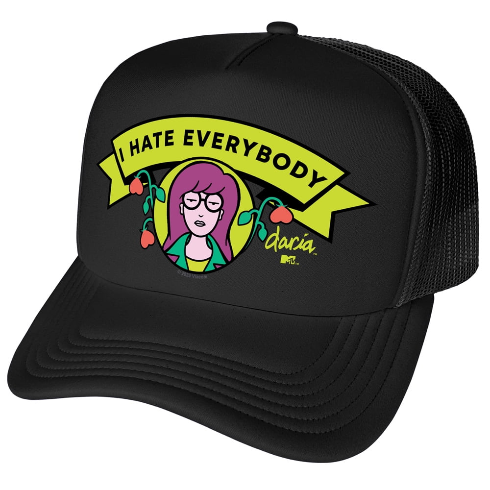 Daria I Hate Everybody Foam Snapback Trucker Hat - Unisex for Men and ...
