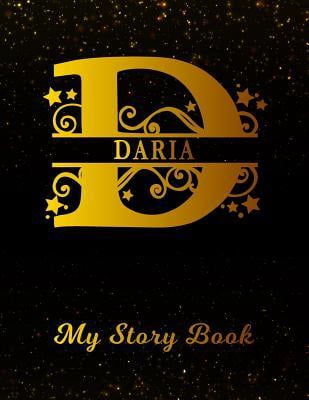 Daria My Story Book: Personalized Letter D First Name Blank Draw ...