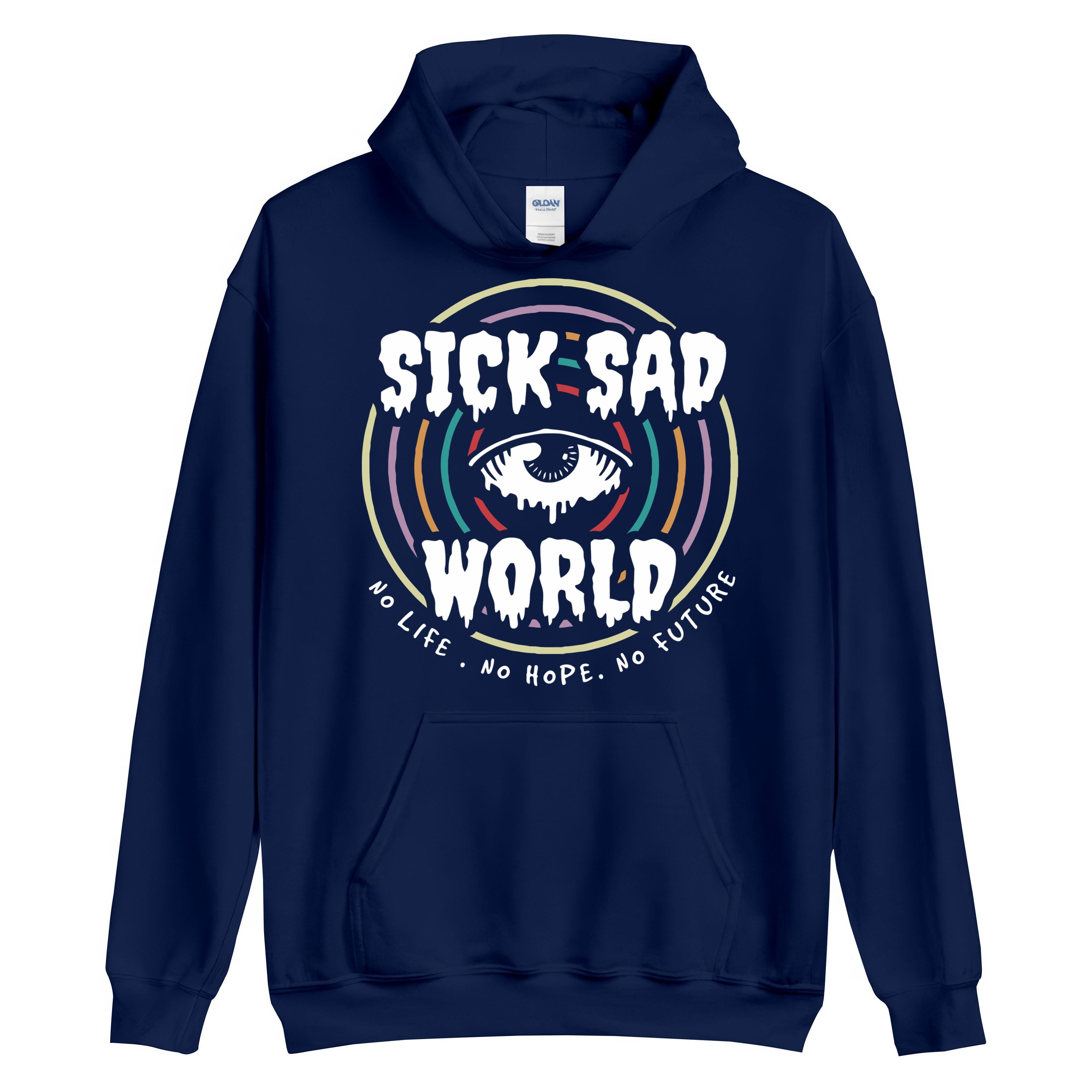 Daria Sick Sad World Eye Logo Men's Black Navy T-Shirt unisex-TH31929 - Walmart.com