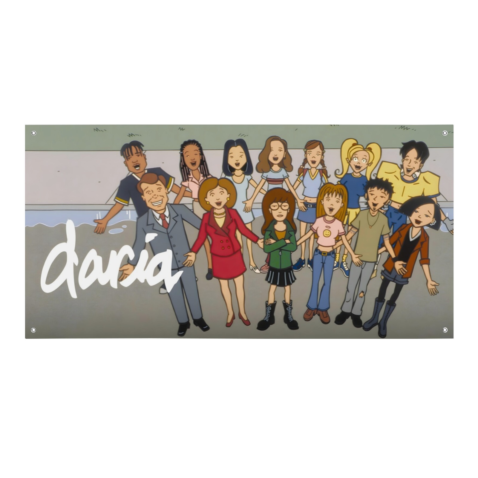 Daria-Theme Backdrops Banner Birthday Party Decor Supplies Personalized ...