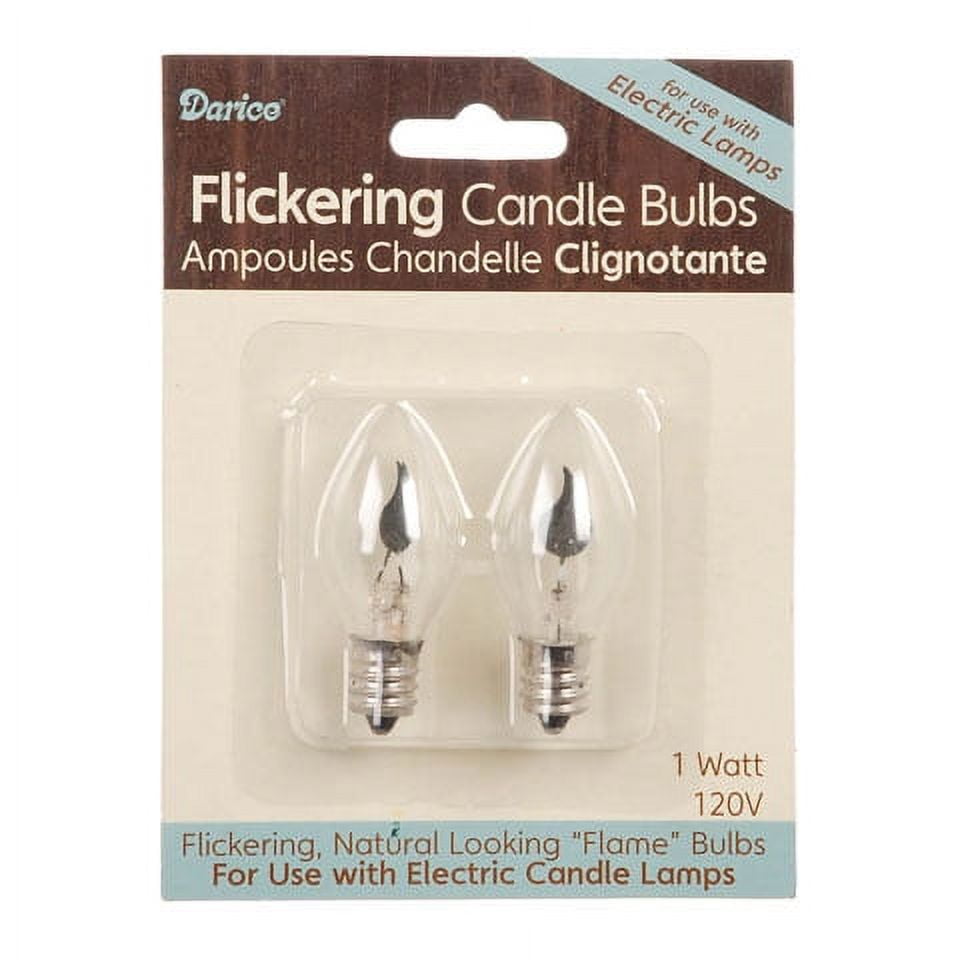 Darice 1 Watt Flicker Bulbs, 2 Piece - Walmart.com