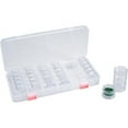 Darice 10.75" x 5" x 1.75" Clear Bead Organizer, 29 Piece - Walmart.com