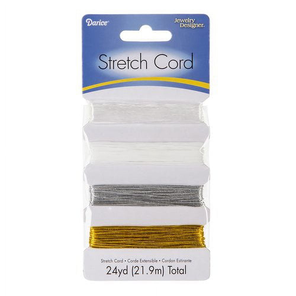 Darice 24 Yd Neutral Stretch Cord, 4 Piece - Walmart.com