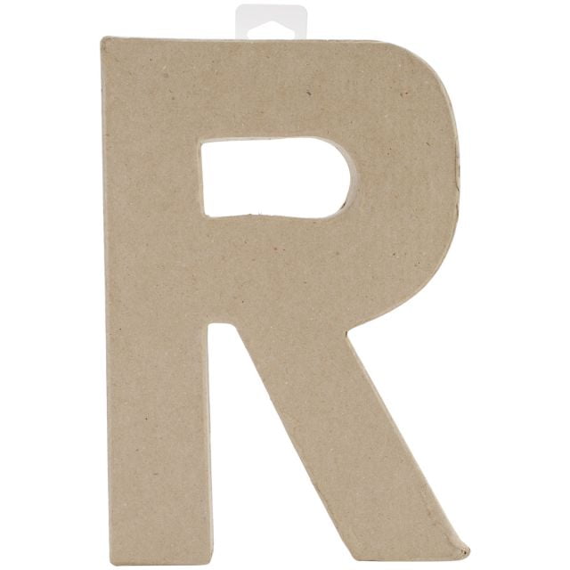 Darice 2862-R Paper-Mache Letter 8''X5.5''-R - Walmart.com