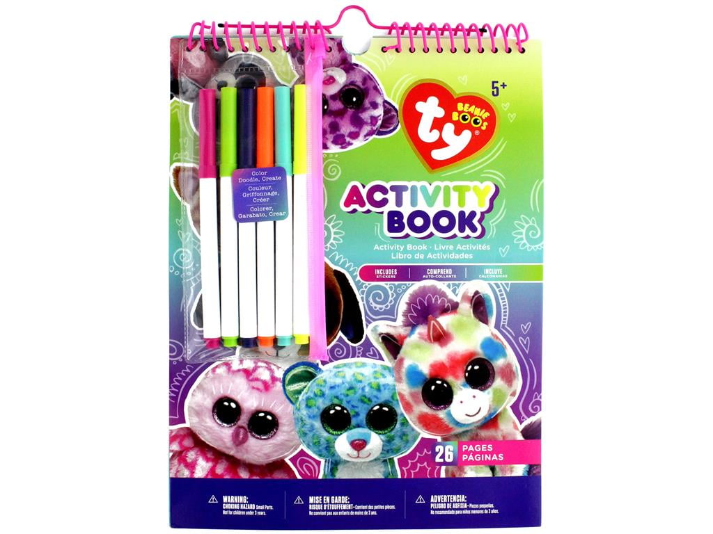 Darice Beanie Boo Activity Book - Walmart.com
