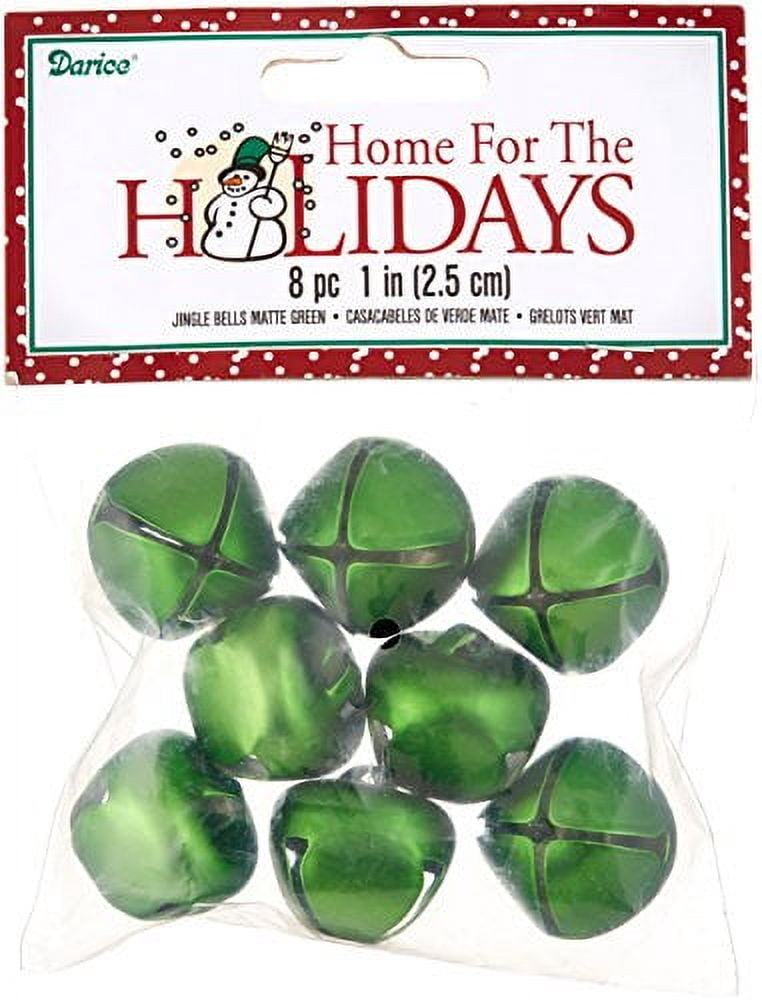 Darice Bells Jingle Bells Matte Green 25mm - Walmart.com