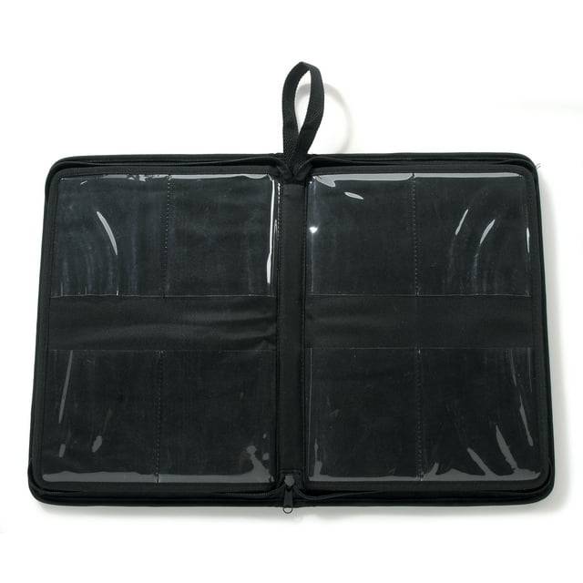 Darice Black Embossing Folder Storage Case, Holds 40 Embossing Folders ...